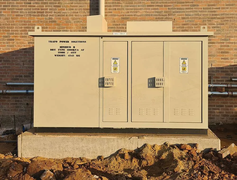 LARGE DRY-TYPE MINI SUBSTATION ORDER FOR TRAFO FROM DRC COPPER GIANT ...